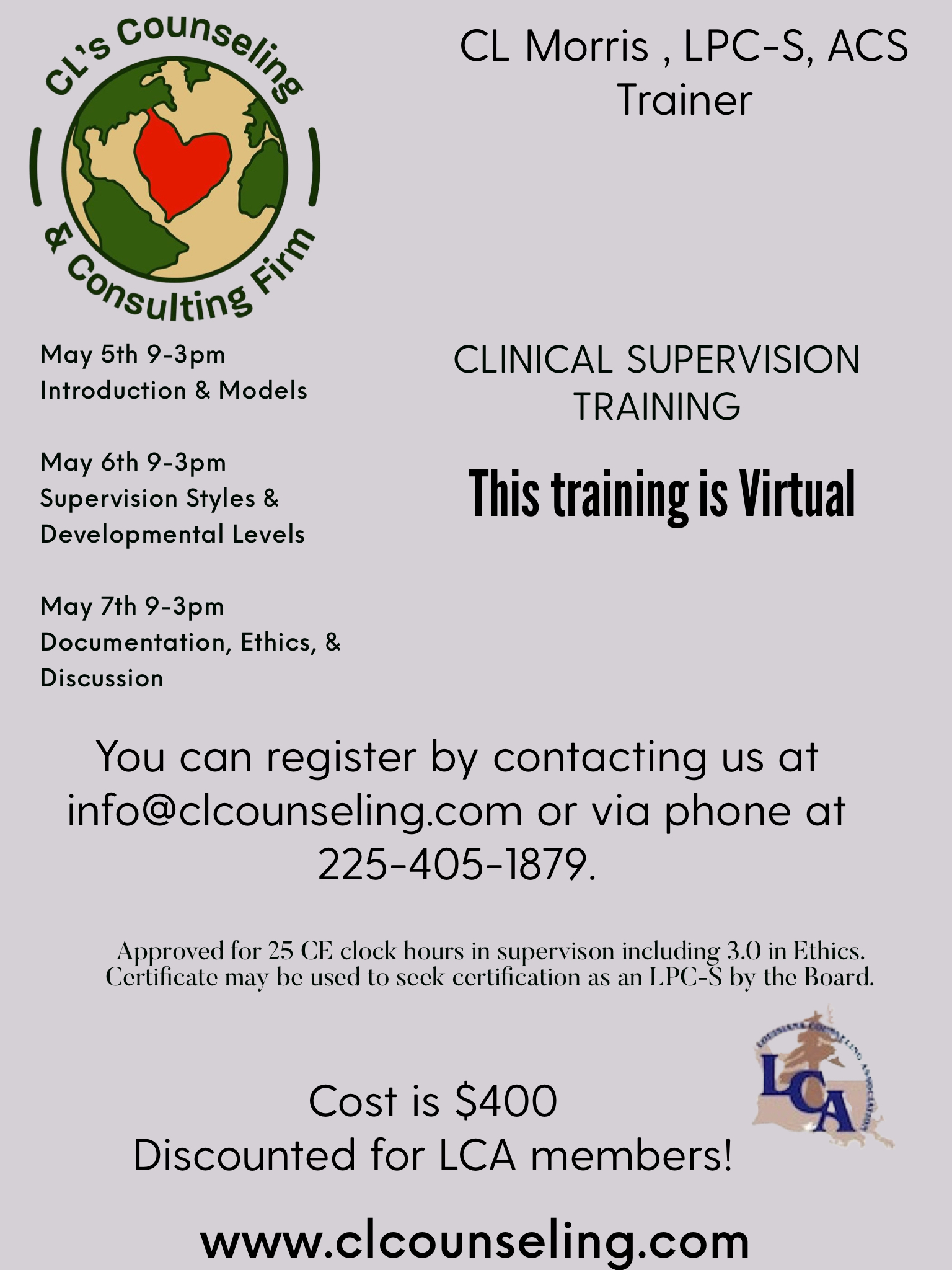 Louisiana Counseling | LCA